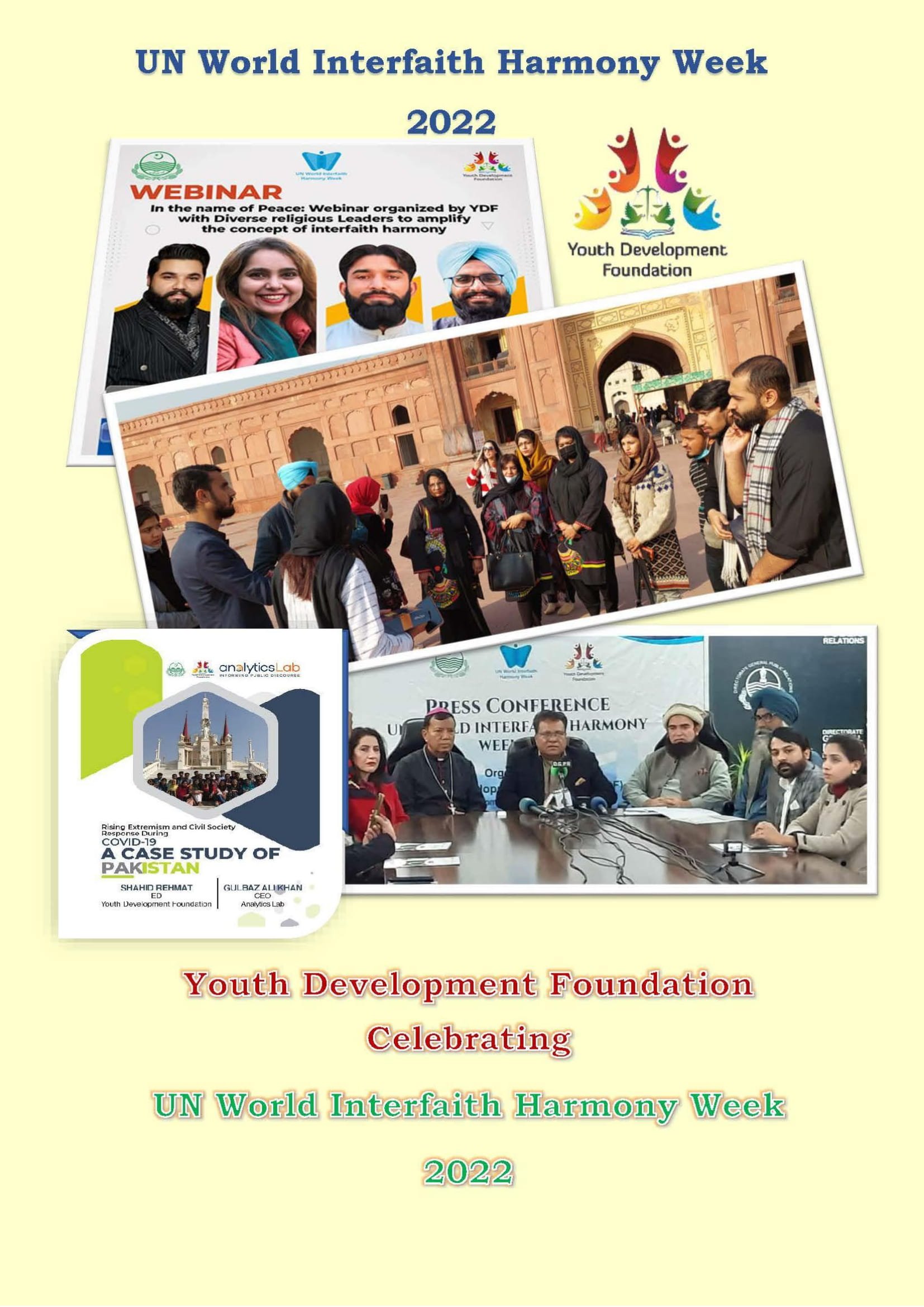 YDF -UN World Interfaith Harmony Week 2022 – Youth Development Foundation